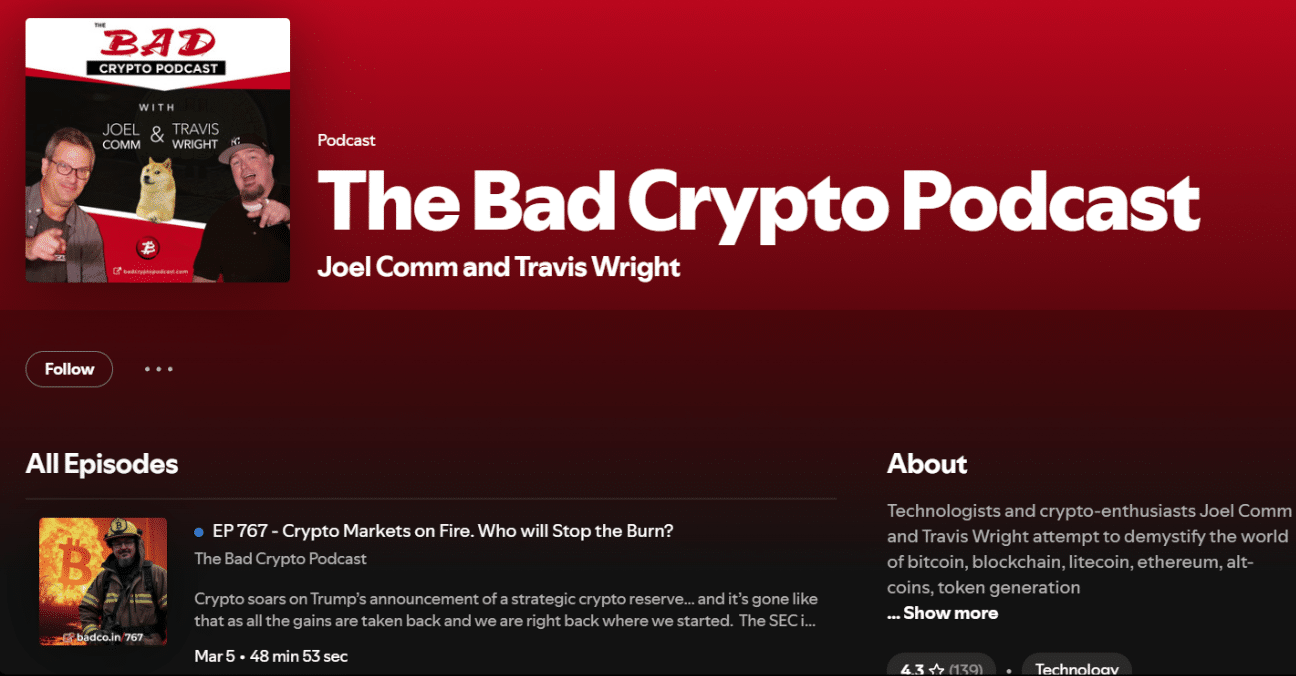 Top 15 Crypto Podcasts in 2025 (Must Follow)